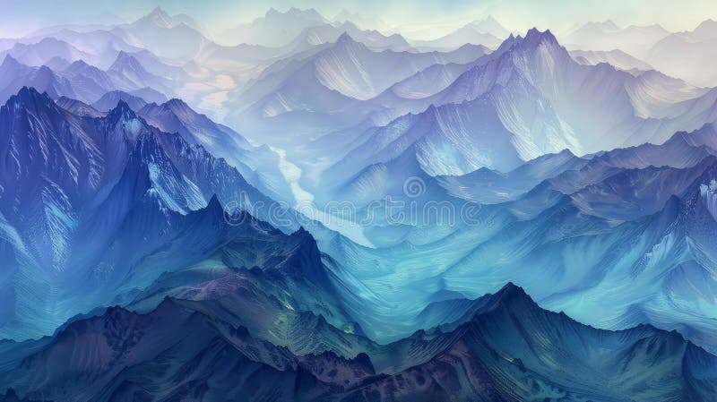 Distant Mountains with Hidden Valleys and Caves, Unveiled Up Close ...