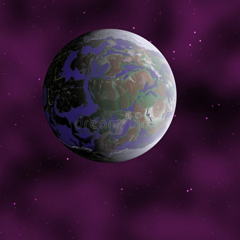 Distant planet stock illustration. Illustration of astronomy - 31063819