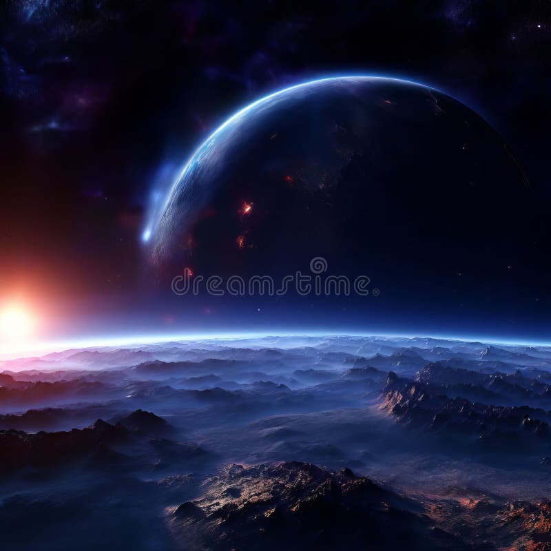 Distant Space, Billions of Stars, Planets and Galaxies in the Universe ...