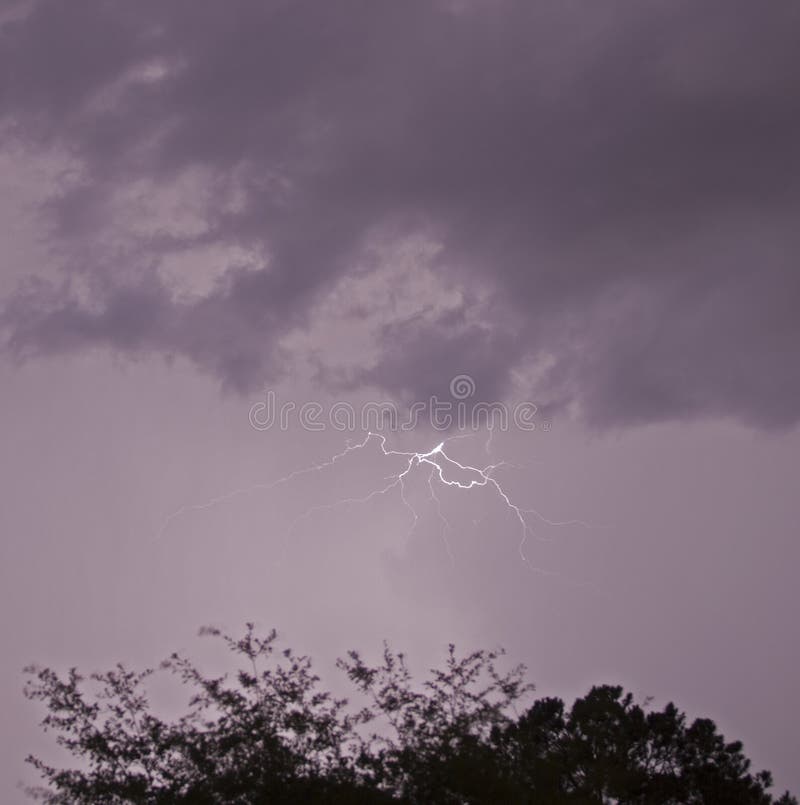 Distant strike stock image. Image of night, thunderhead - 57060839
