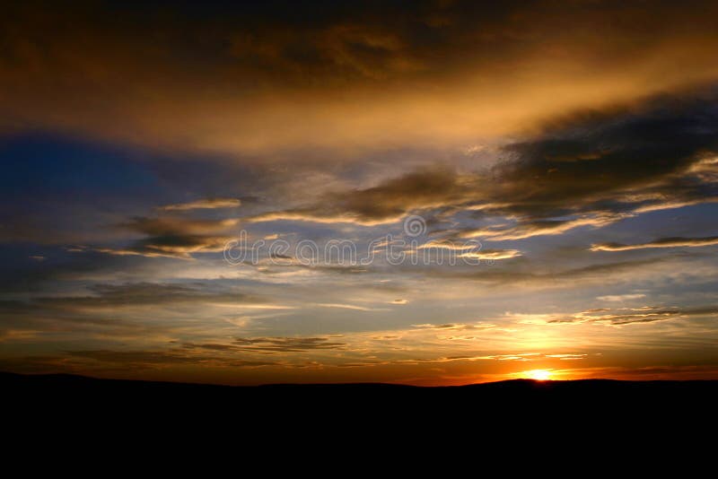 January sunset stock image. Image of sunset, fire, sunrise - 77247