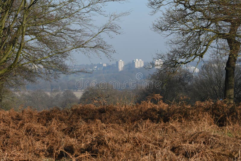 Distant Town stock photo. Image of distant, exterior - 92205016