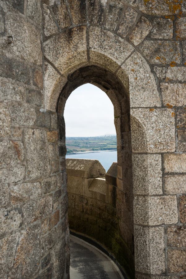 Distant view through arch stock photo. Image of arch - 33654750