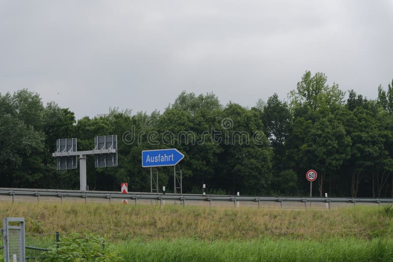 278 Autobahn Exit Sign Stock Photos - Free & Royalty-Free Stock Photos ...