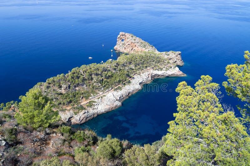 A Distant View of the Cabot Trail on Cape Breton Island, Nova Scotia ...