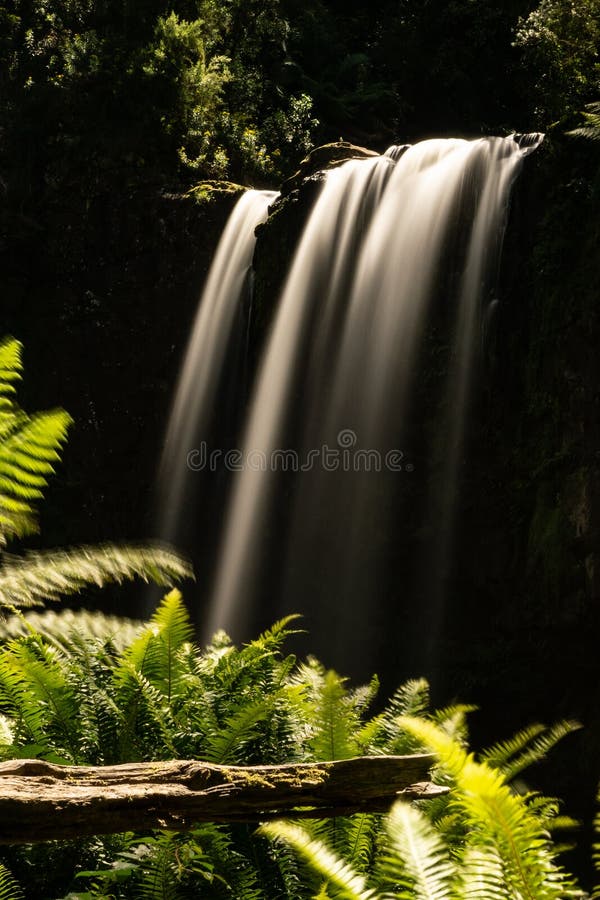 Waterfalls Shot in Long Exposure Stock Photo - Image of australia ...