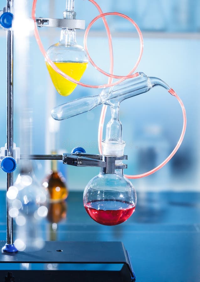 The Distillation Installing Stock Image - Image of physics, equipment ...