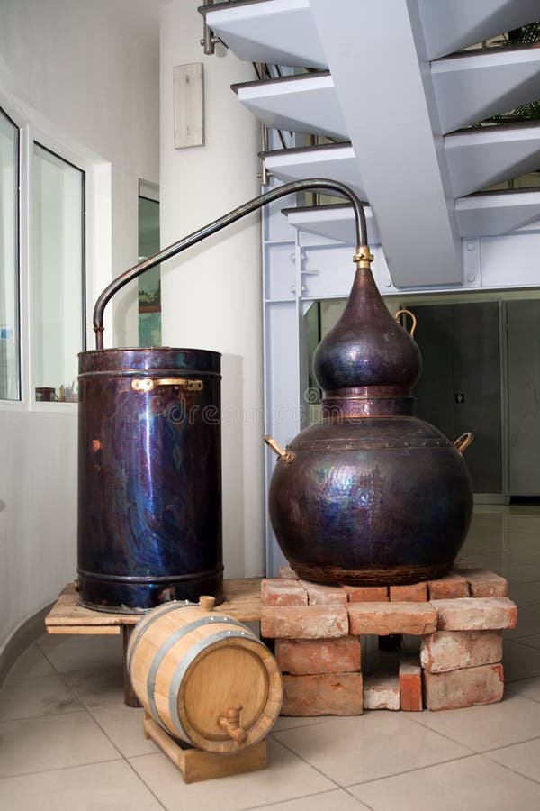 Distillation plant stock image. Image of distillation - 18224695