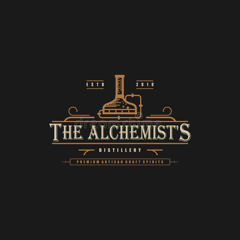 Distillery Logo Concept Premium Vector Stock Vector - Illustration of ...