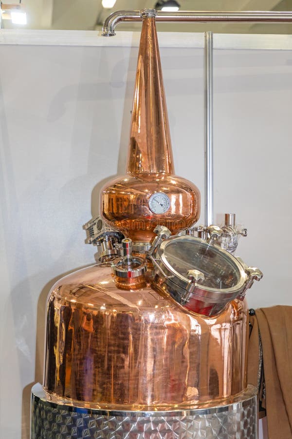 Distillery Still stock photo. Image of industry, beverage - 196346712