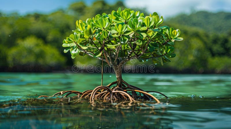 Distinct Adaptation the Unique Root System of a Mangrove Tree and Its ...