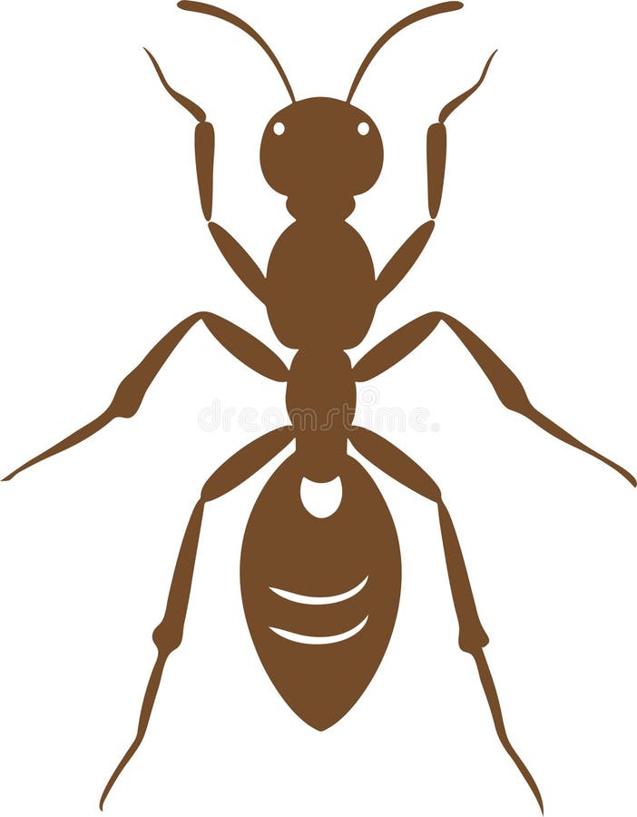 A Distinct Ant Silhouette for Multi-Format Designs. Stock Vector ...