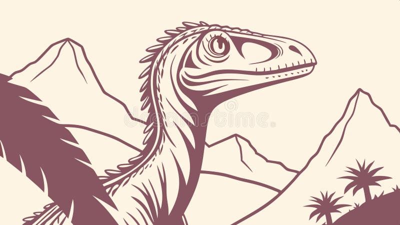 Dinosaur Head, Prehistoric Creature, Ancient Reptile Vector, Vector ...