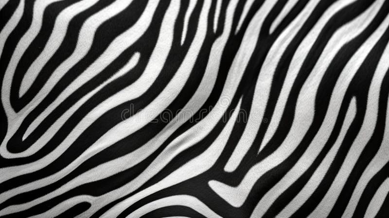 Distinct Zebra Stripes Pattern Stock Illustration - Illustration of ...