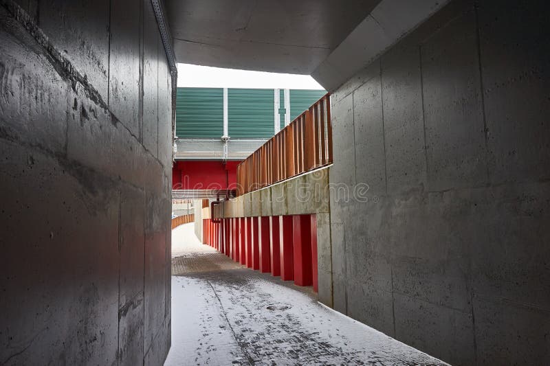 Distinctive Architectural Form Stock Photo - Image of foundations ...