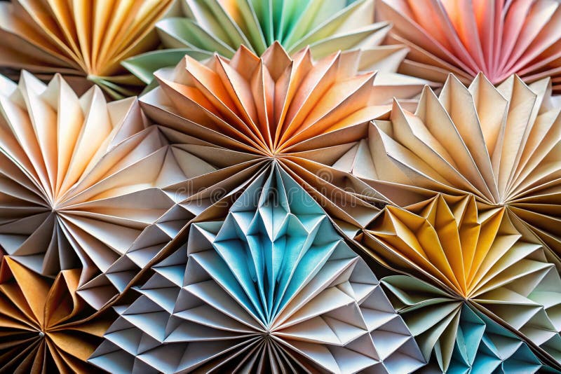 Distinctive Folded Paper Texture for Digital Art Stock Illustration ...