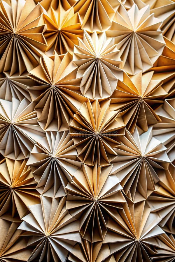 Distinctive Folded Paper Texture for Digital Art Stock Illustration ...