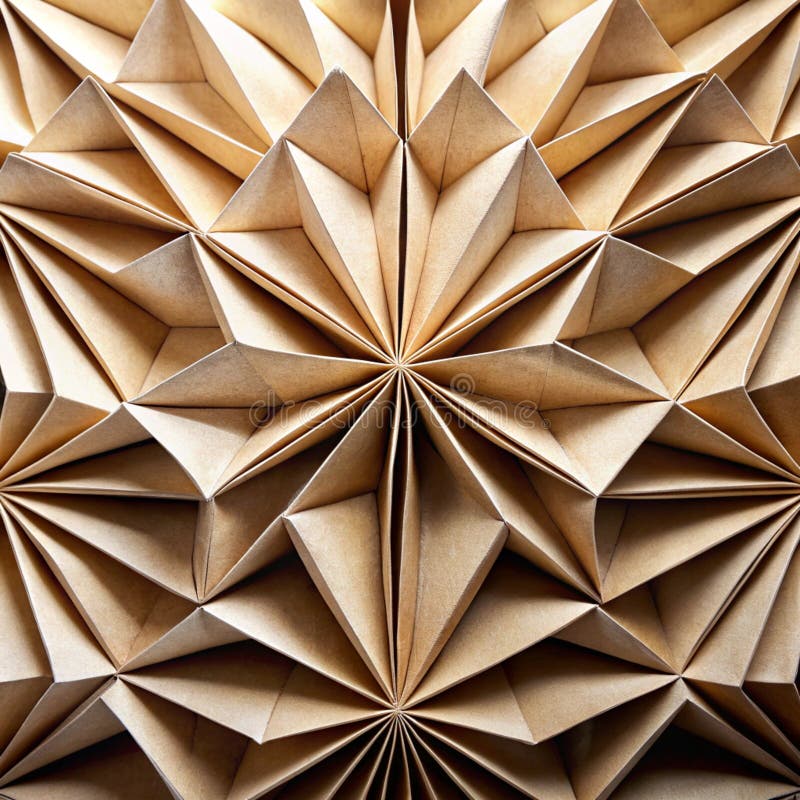 Distinctive Folded Paper Texture for Digital Art Stock Illustration ...