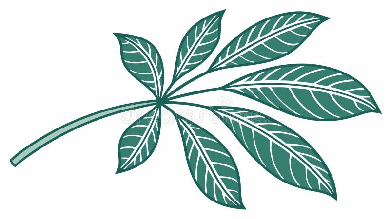Distinctive Horse Chestnut Leaf Botanical, Vector Design Generative AI ...