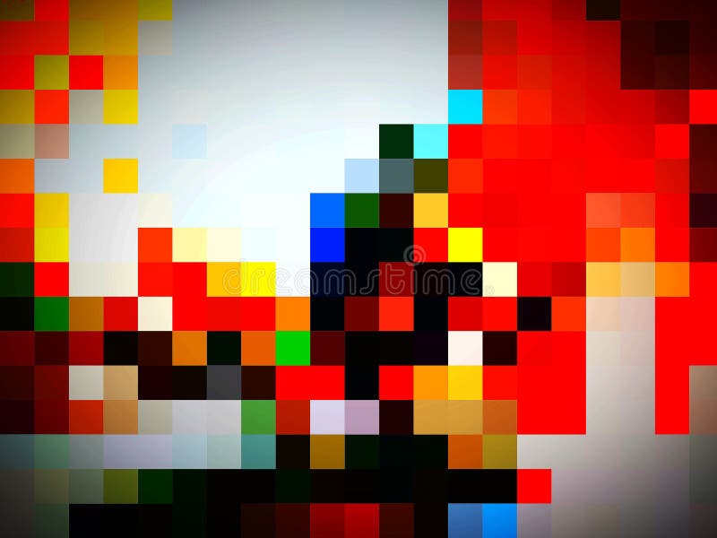 A Distinctive Multi-color Pattern of Geometric Shapes Stock ...