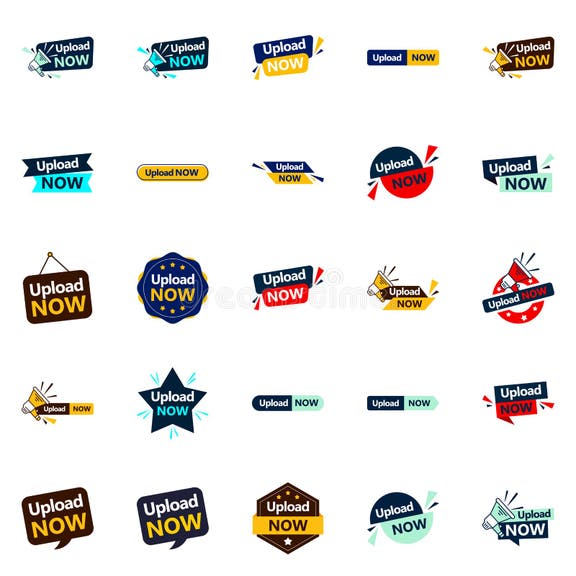 25 Distinctive Vector Designs in the Upload Now Bundle Perfect for ...