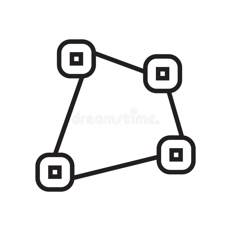 Distort Icon Vector Sign And Symbol Isolated On White Background ...