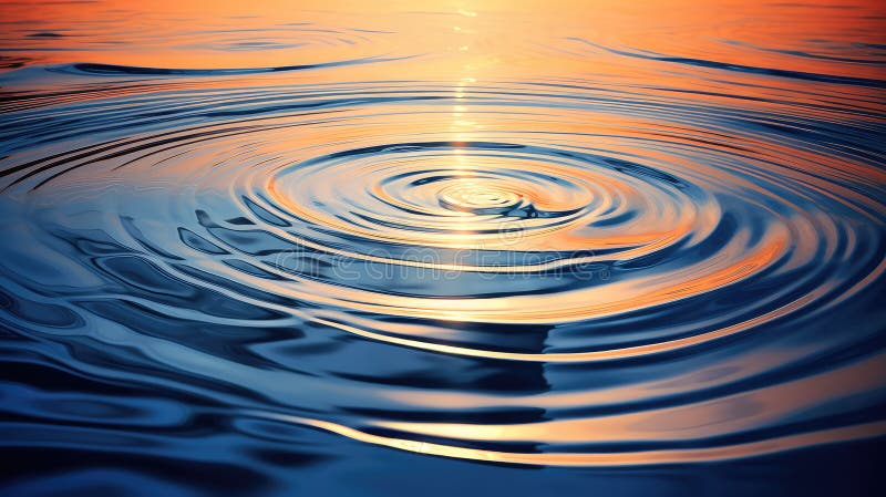 Distort water ripple stock illustration. Illustration of reflection ...
