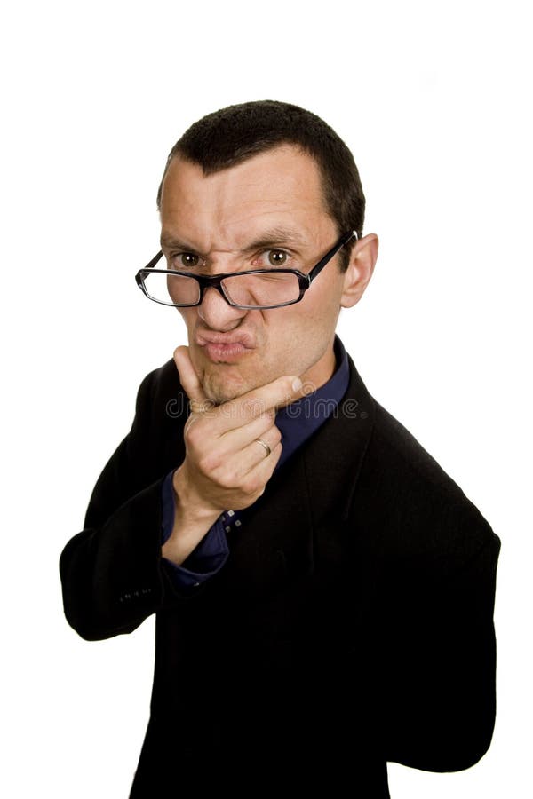 Distorted stock image. Image of emotion, handsome, business - 5265281