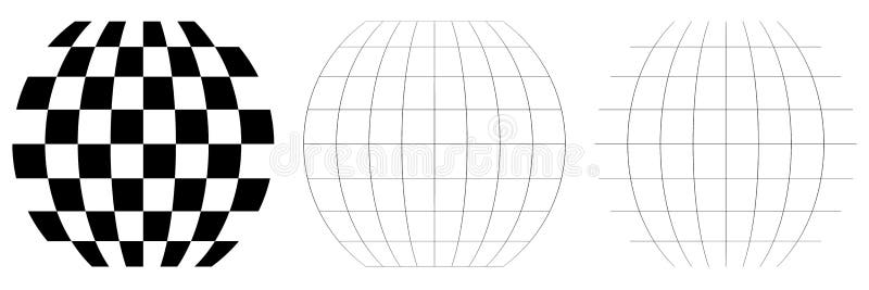 Distorted Abstract Geometric Shape Elements. Deformation, Distortion ...