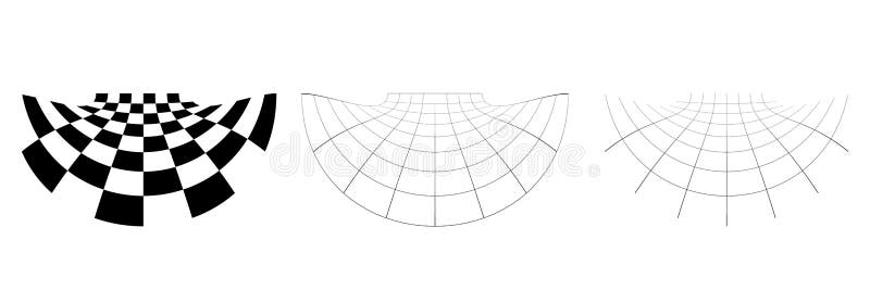 Distorted Abstract Geometric Shape Elements. Deformation, Distortion ...