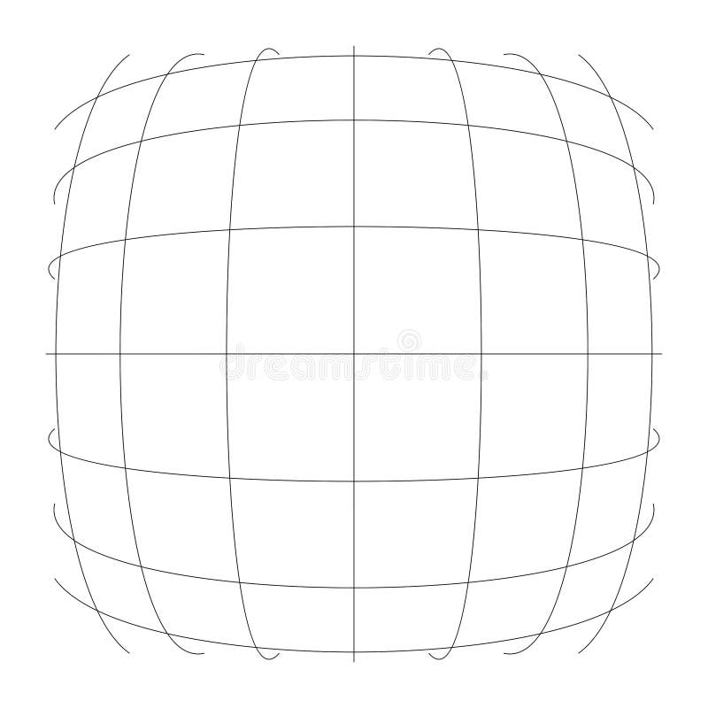 Distorted Abstract Geometric Shape Elements. Deformation, Distortion ...