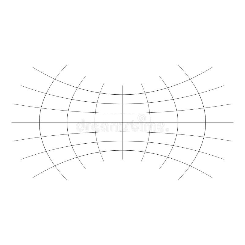 Distorted Abstract Geometric Shape Elements. Deformation, Distortion ...