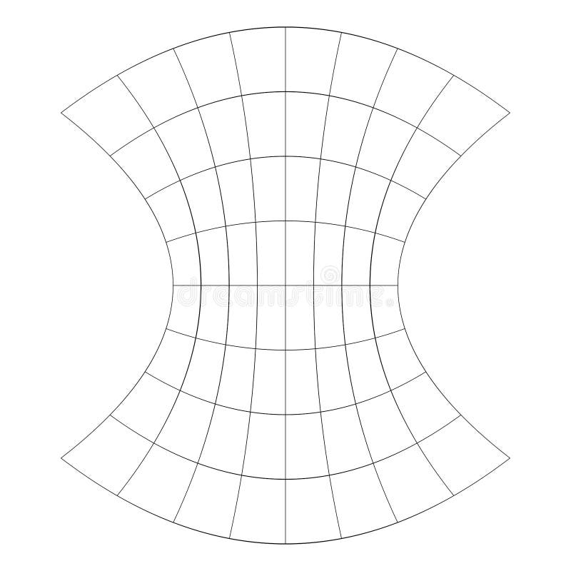 Distorted Abstract Geometric Shape Elements. Deformation, Distortion ...