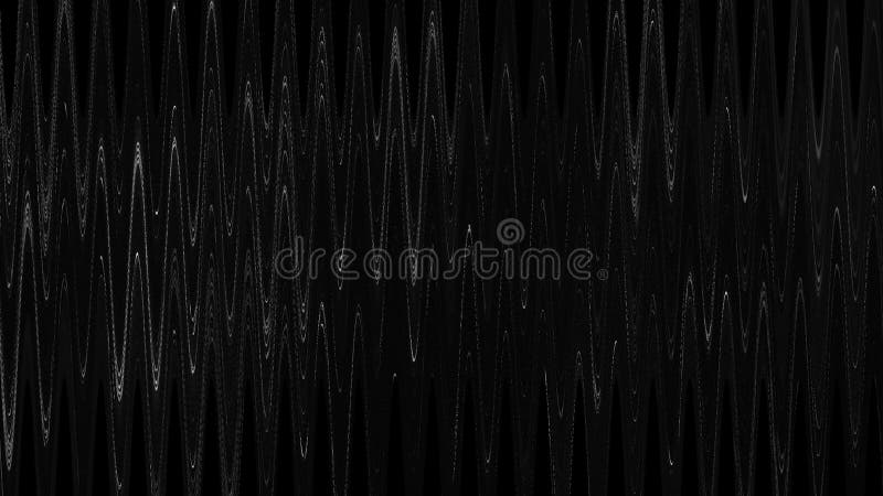 Distorted Background of Wavy Lines. Animation. Distorted Mirror ...