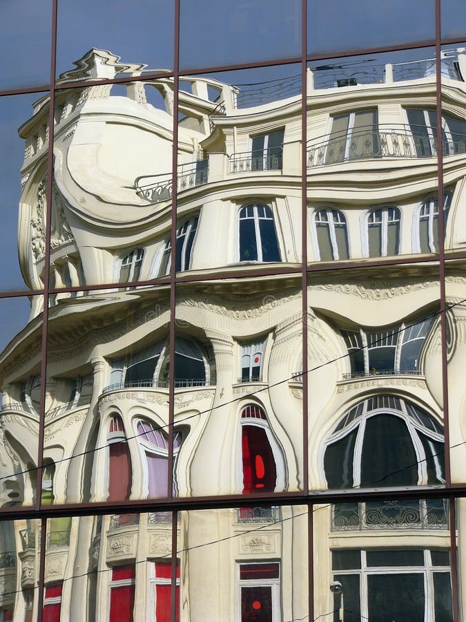 Distorted Building Reflection Picture. Image: 130083