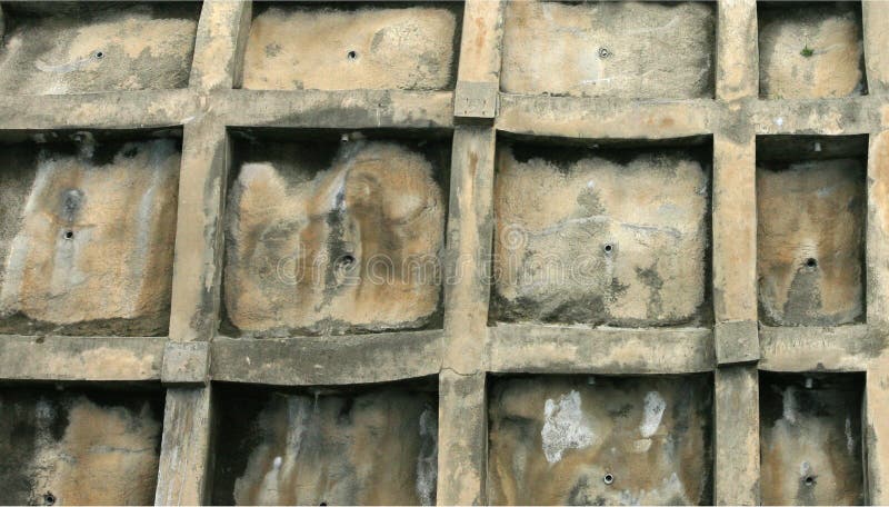 Distorted Concrete Wall Picture. Image: 5368801