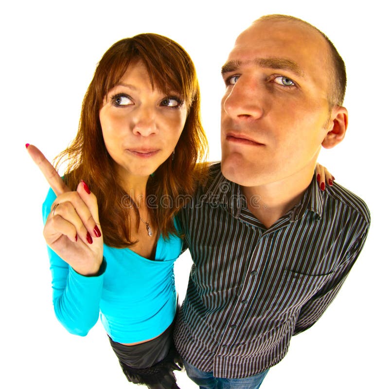 Distorted couple stock image. Image of high, behavior - 15304491