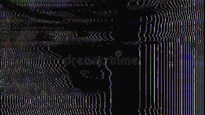 Distorted Creepy Glitchy Horror Mask Stock Footage - Video of glitch ...