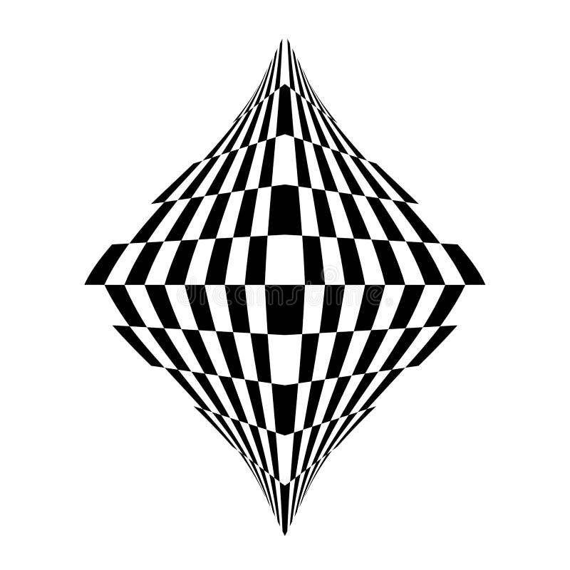 Distorted Deformed Grids Stock Vector Illustration Of Wavy 246743303