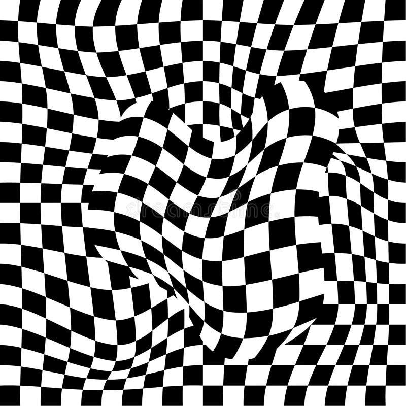 Distorted, deformed grids stock vector. Illustration of texture - 246743221