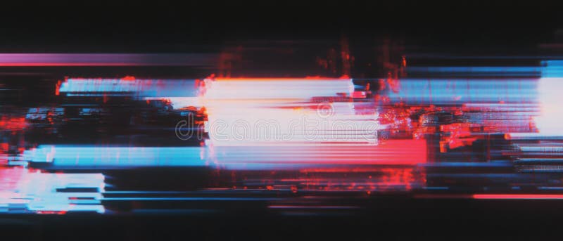 Distorted Digital Visuals with Glitch Effects and Fragmented Colors ...