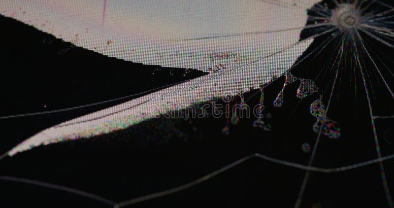 Distorted Display Broken Screen Defocused Glitch Stock Image - Image of ...