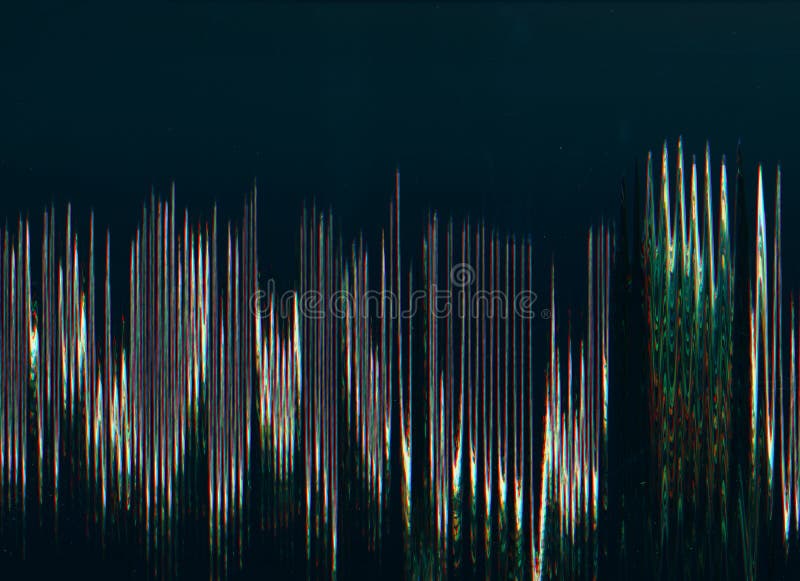 Distorted Display System Breakdown Glitch Pattern Stock Image - Image ...