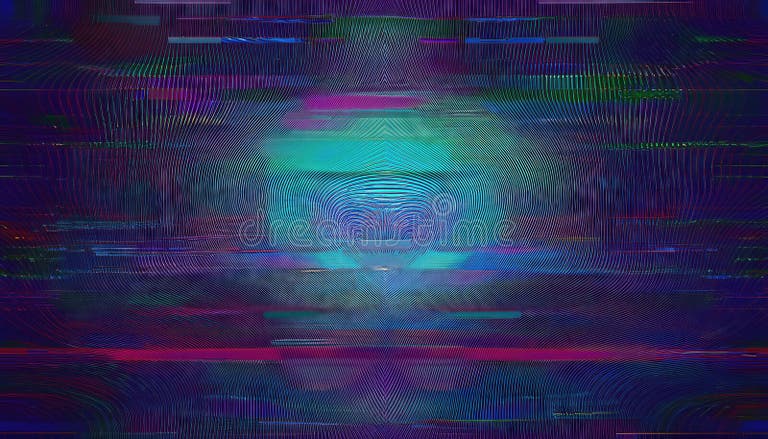 Distorted Display a System Breakdown Illustrated through a Glitch ...