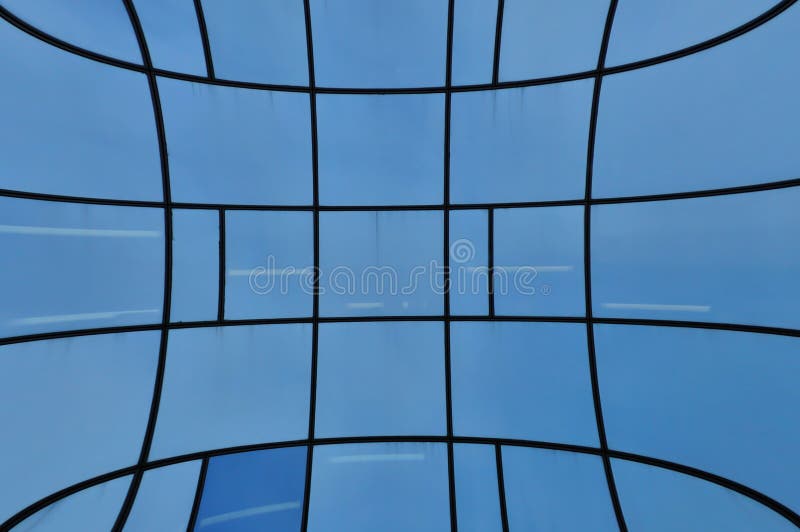 Distorted glass facade stock image. Image of lines, mesh - 28079397