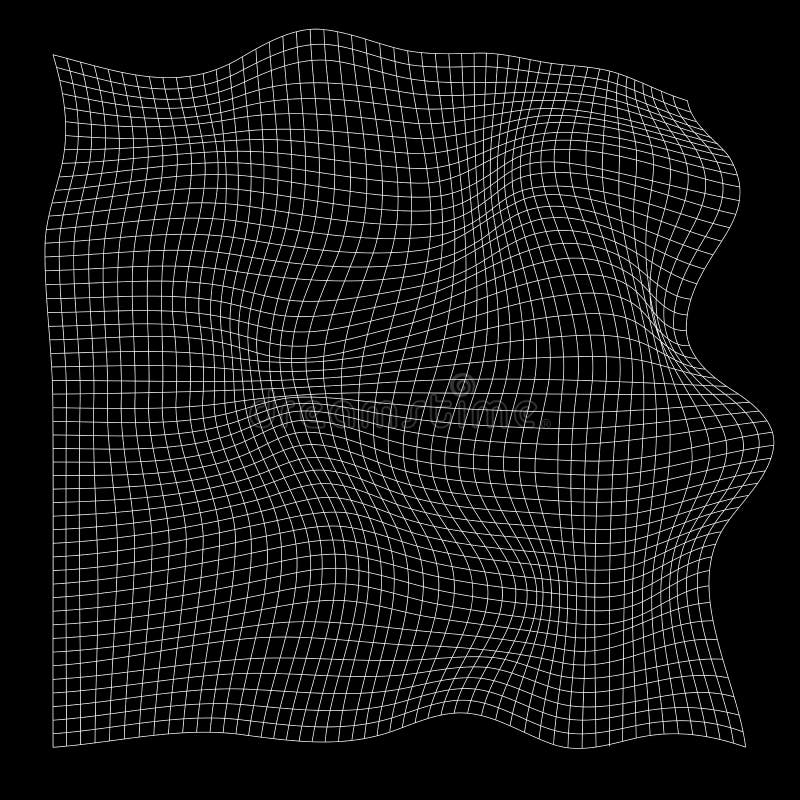 Distorted grid stock vector. Illustration of line, vector - 215863151 Distorted grid stock vector. Illustration of line, vector - 215863151