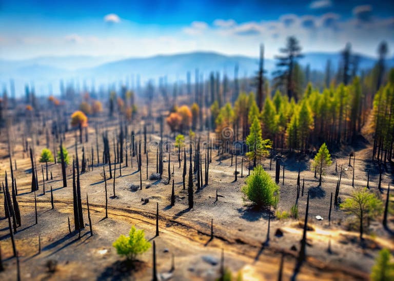 A Distorted Landscape TiltShift Photography Captures the Devastating ...