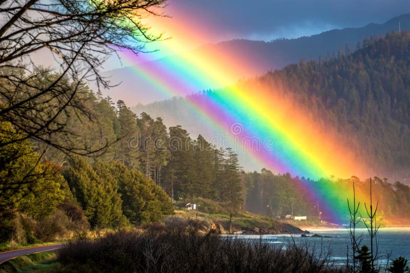 A Distorted Lens Flare in Rainbow Hues Stock Illustration ...