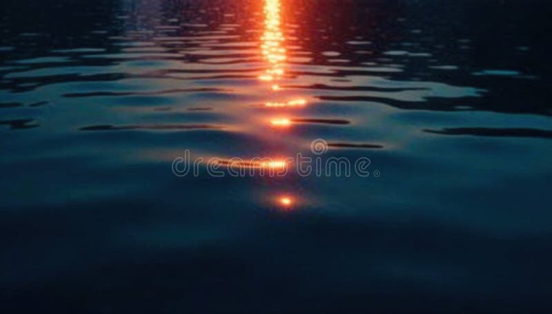 Distorted Light on Dark, Still Water, Subtle Ripples, Tone, Photo Stock ...