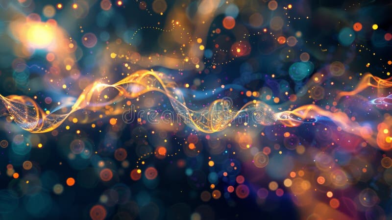 A Distorted Melting Image of Various Shapes and Objects Representing ...